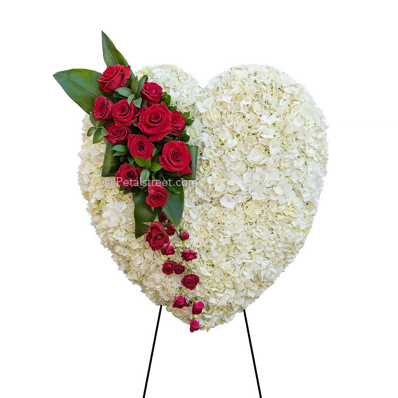 Bleeding Heart Funeral Flowers | Petal Street Flower Co. – Petal Street ...