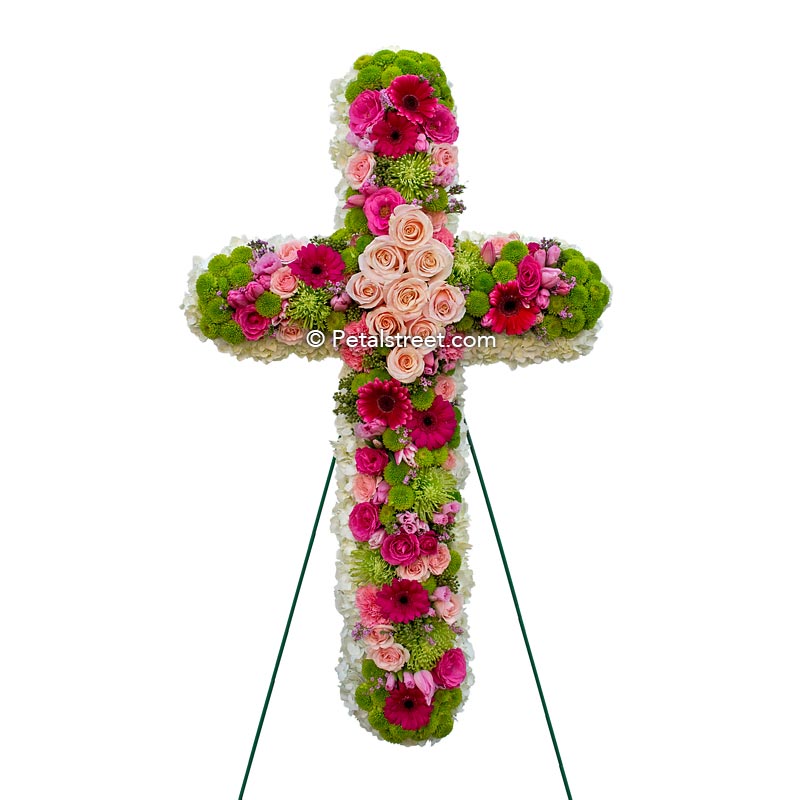 Funeral Flower Crosses | Florist | Petal Street Flower Company